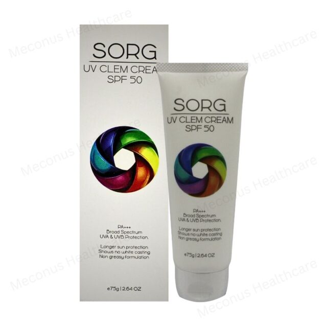 SORG UV Clem Cream SPF 50 PA+ - Meconus Healthcare
